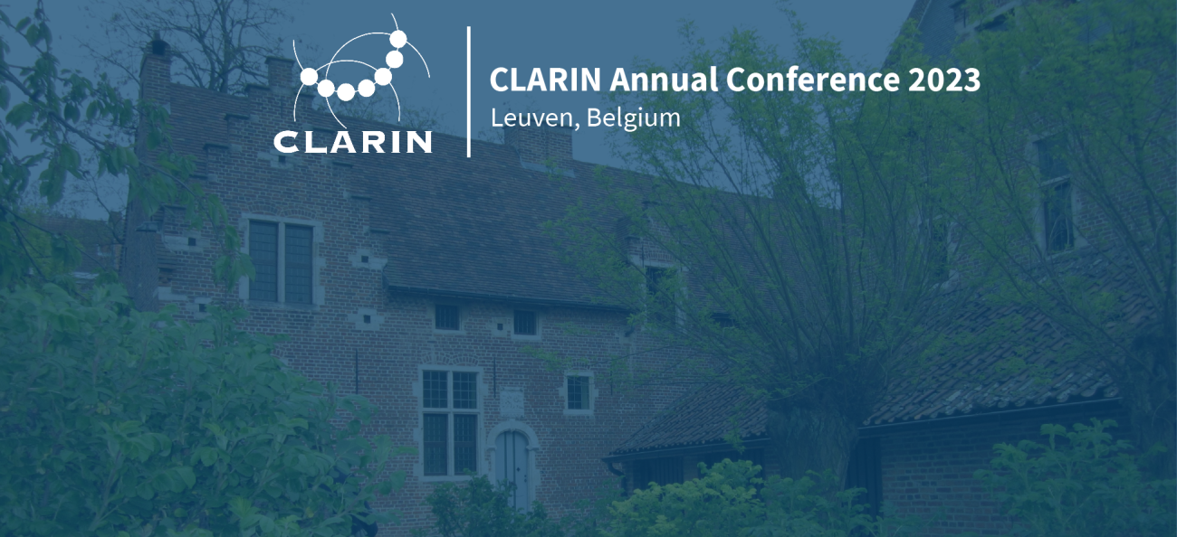 Call for proposals: CLARIN Annual Conference 2023 | CLARIN-UK